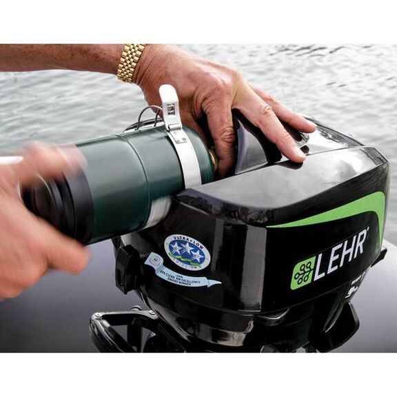 LEHR 2.5hp Propane Powered Outboard, Short Shaft