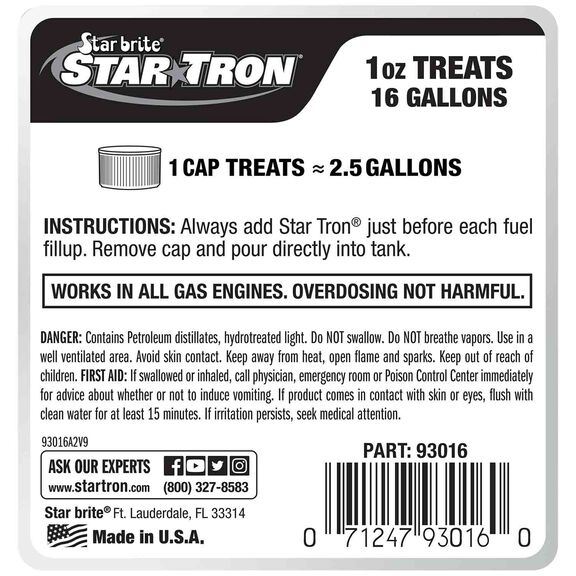 STAR BRITE Star Tron® Gasoline Additive, 16 oz.