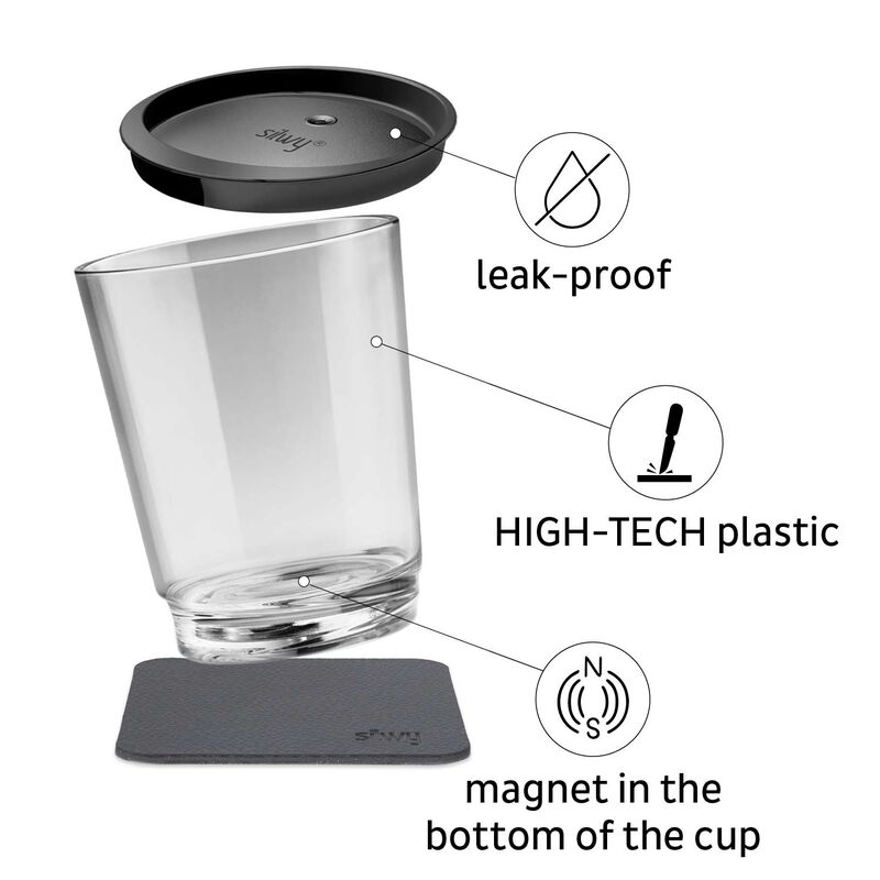 SILWY Magnetic Drinking Cup Triple, The Classic | West Marine