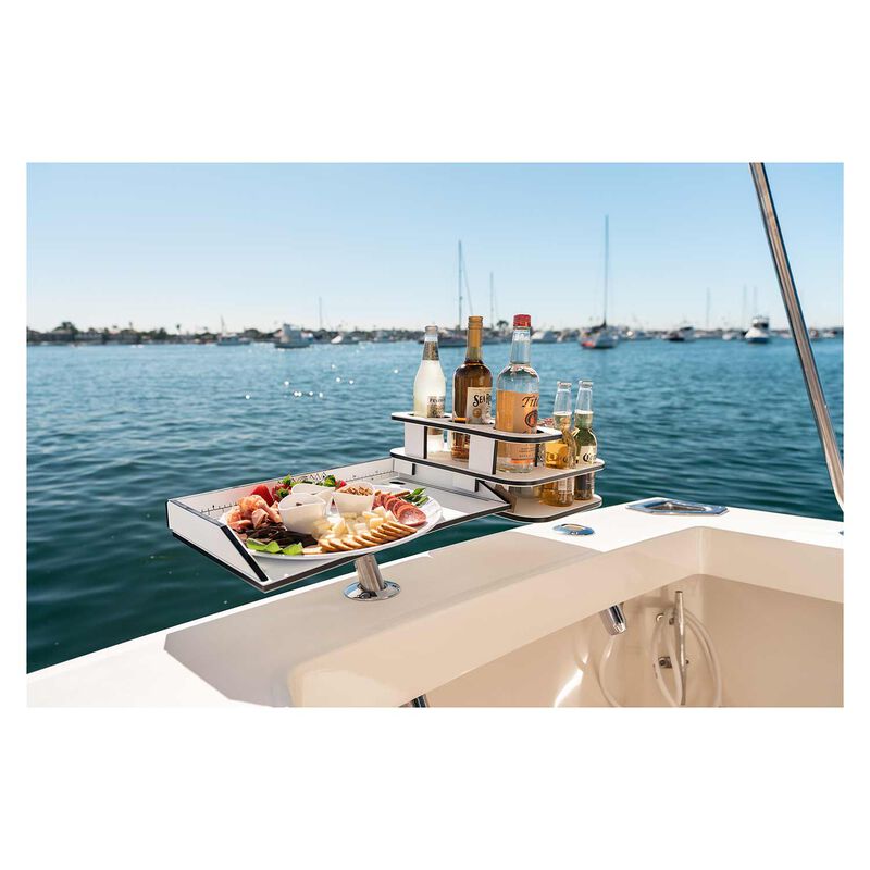 MAGMA Square Double Stack Table Side Caddy | West Marine