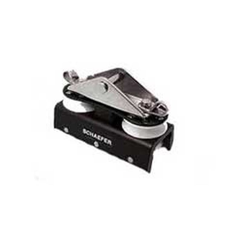 SCHAEFER Six Wheel Traveler Car, Dual Sheaves | West Marine