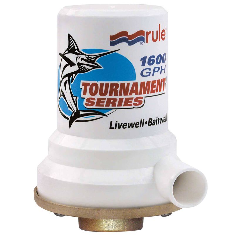 RULE INDUSTRIES Tournament Series Bronze Base Livewell Pump | West Marine