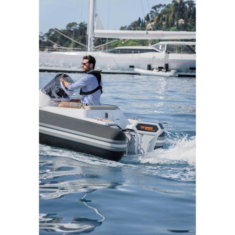 TORQEEDO Cruise 10.0R Electric Outboard, Long Shaft, Remote Steering ...