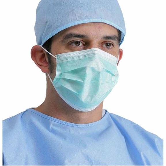 INTCO MEDICAL Disposable Face Masks, 50-Pack