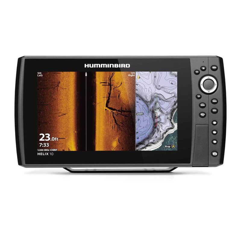 HUMMINBIRD HELIX 10 CHIRP MEGA SI GPS G4N Fishfinder/Chartplotter Combo ...