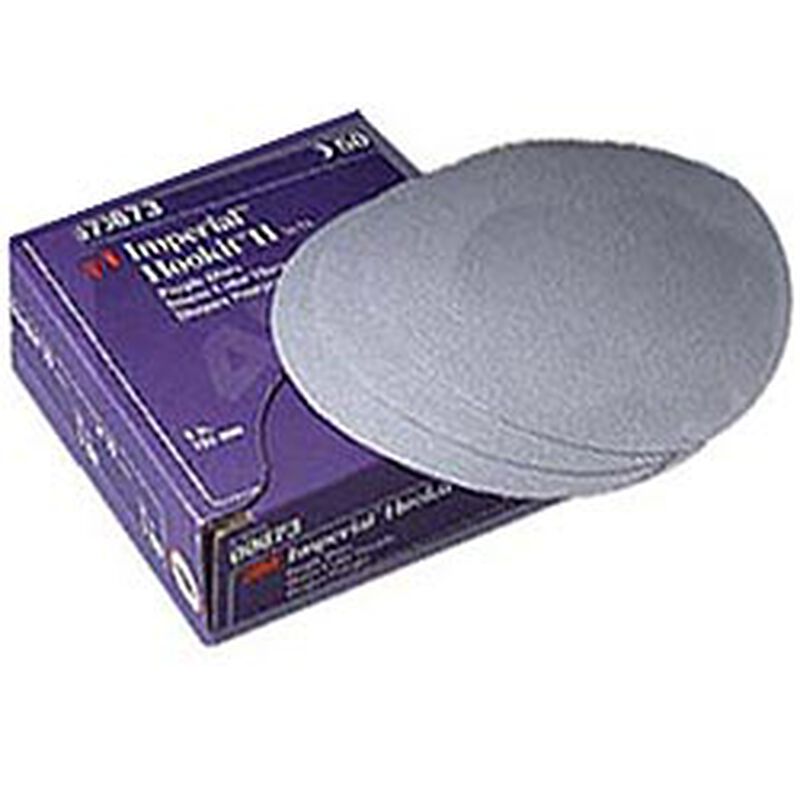 3M 6" Hookit™ Discs, Grit: 100, Dust Free: Yes, Backing Weight: C, Std ...