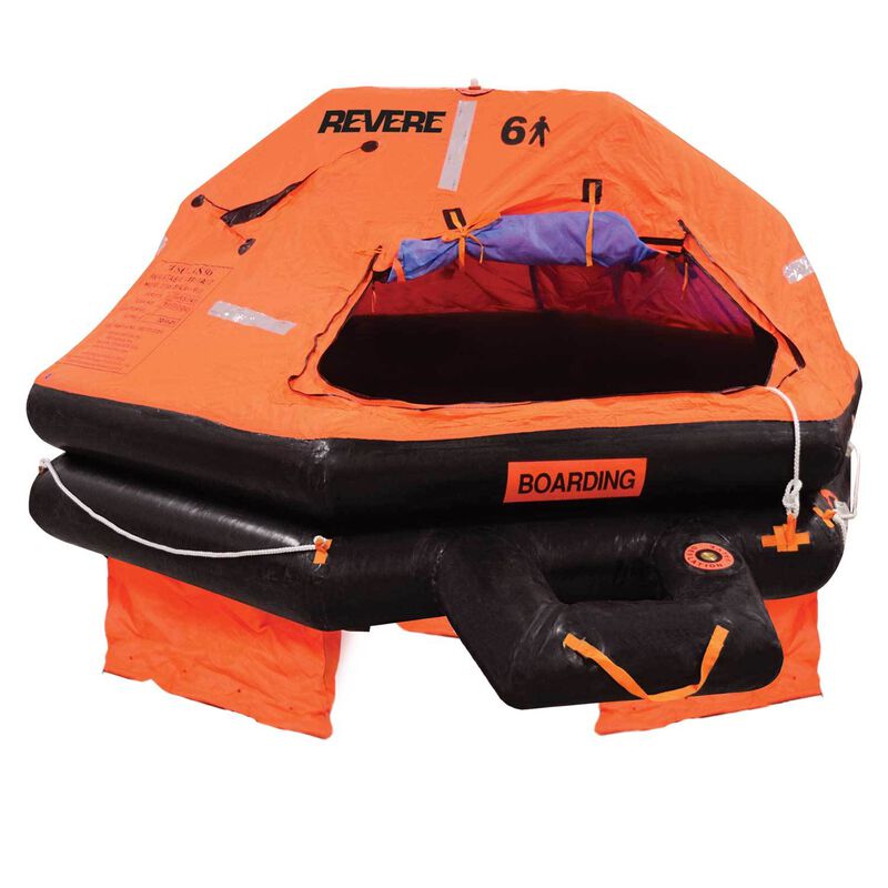 REVERE SURVIVAL USCG/SOLAS, 6-Person Life Raft, A Pack | West Marine