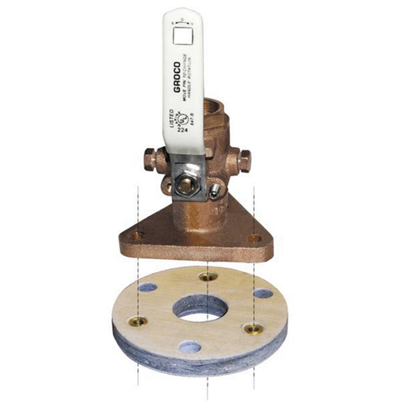 GROCO Backing Block, Fits Seacocks 1 1/4” & 1 1/2” | West Marine