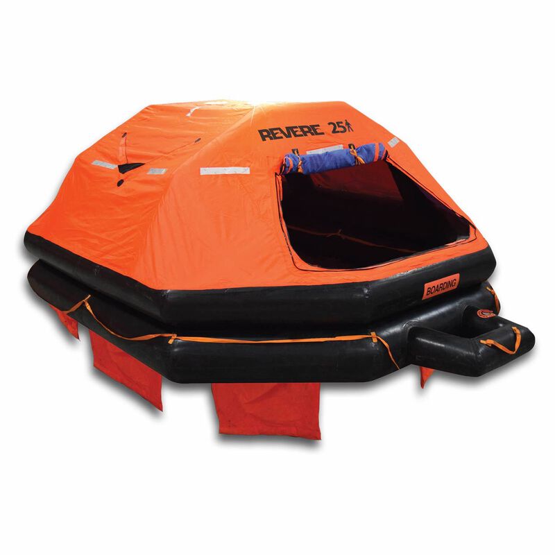 REVERE SURVIVAL USCG/SOLAS, 25-Person Life Raft, B Pack | West Marine