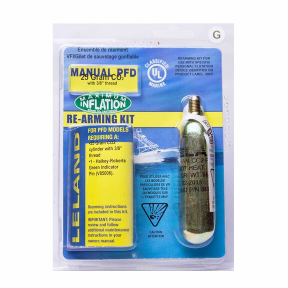 LELAND 25 Gram Inflatable PFD Rearming Kit, Manual
