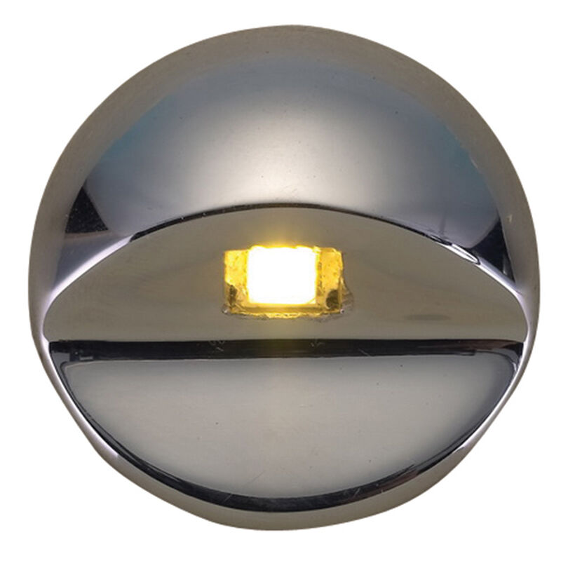 Stainless Steel Step Light, Red | West Marine