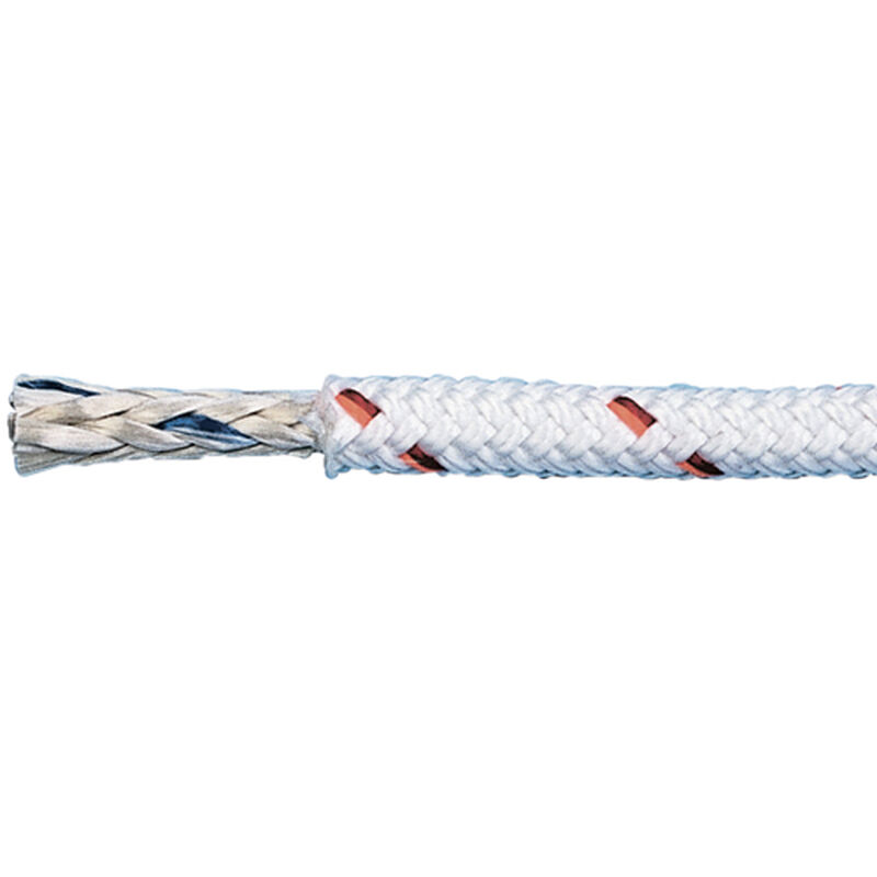 NEW ENGLAND ROPES V-100 Vectran Double Braid, White | West Marine