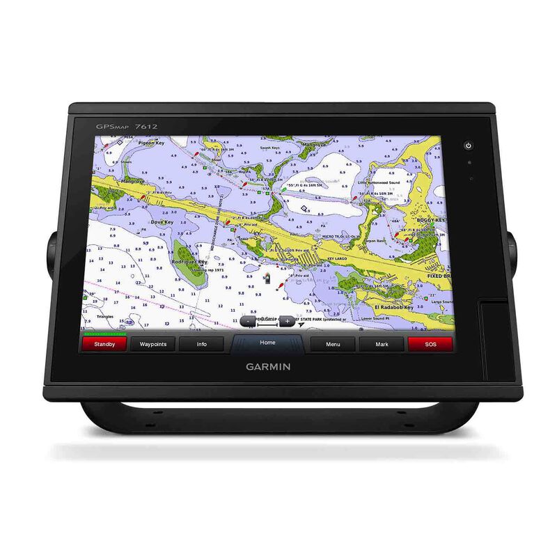 GARMIN GPSMAP 7612 Chartplotter with U.S. BlueChart g2 and LakeVu HD ...