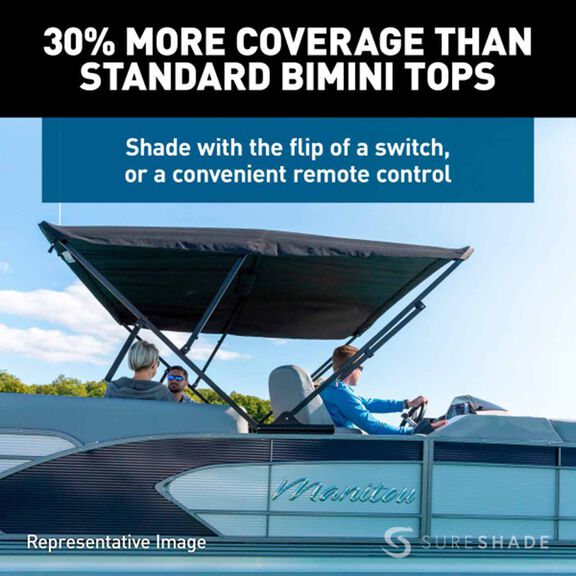 SURESHADE SureShade Hardwired 12V Pontoon Bimini Tops