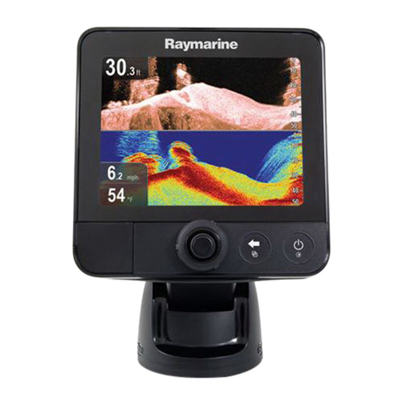 RAYMARINE Dragonfly 6 Fishfinder/Chartplotter with Transom Mount ...