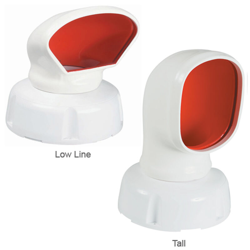 PLASTIMO Low-Line PVC Cowl Ventilator, 8.4"H x 8"W | West Marine