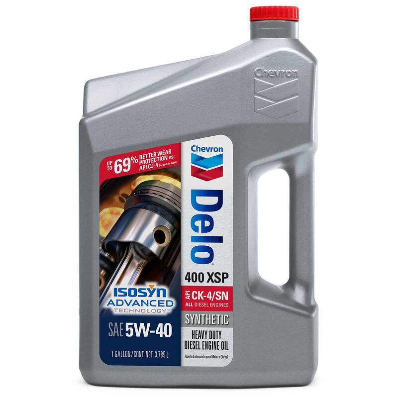 CHEVRON Chevron Delo 400 XSP 5W-40 Heavy Duty Full Synthetic Diesel ...