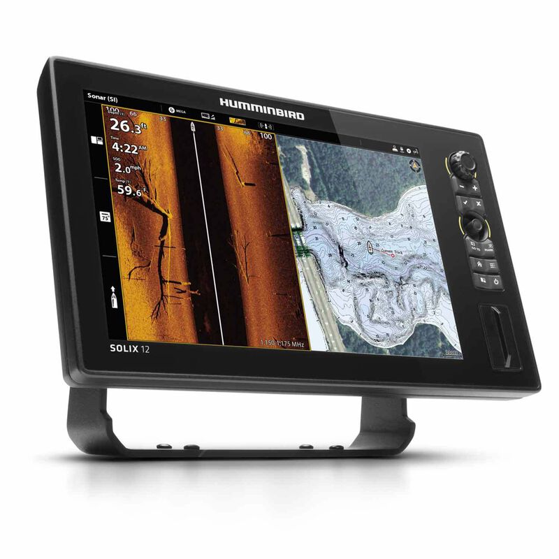 HUMMINBIRD SOLIX 12 CHIRP MEGA SI+ G3 Fishfinder/Chartplotter Combo ...
