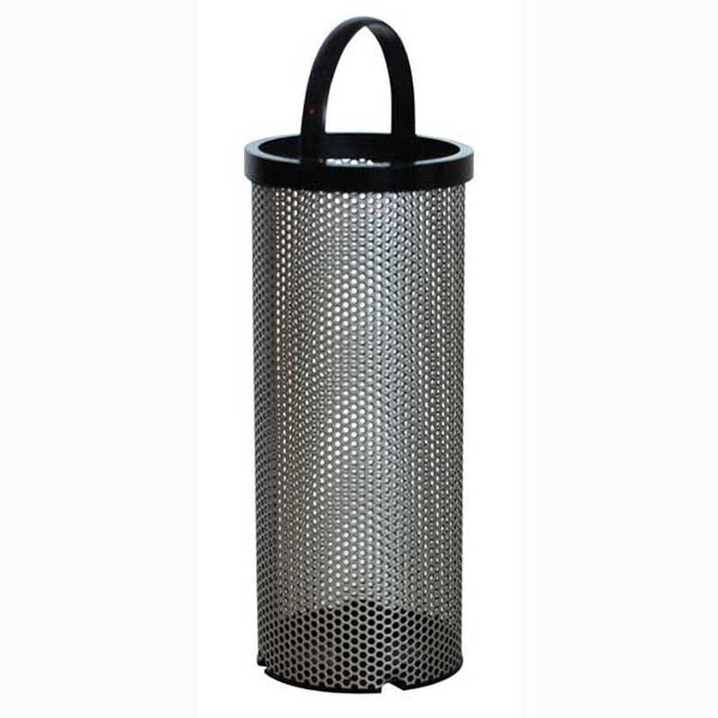 GROCO 1 1/4" Stainless-Steel Replacement Strainer Basket for ARG-Series ...