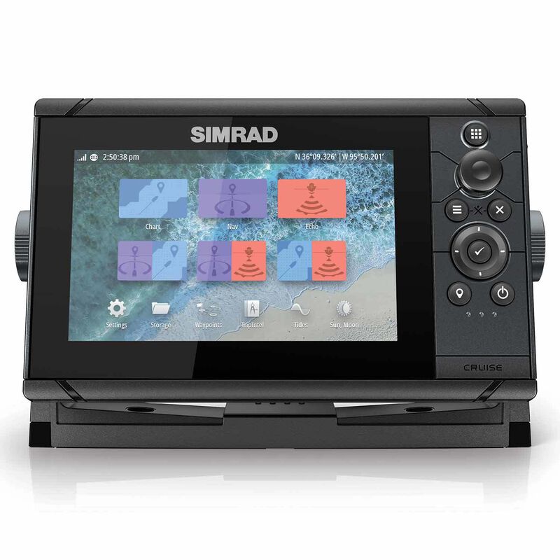 SIMRAD Cruise 7 Chartplotter/Fishfinder Combo with 83/200 Transducer ...