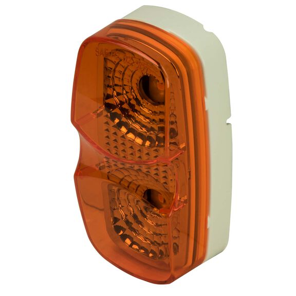 HOPKINS MANUFACTURING 4" LED Oblong Amber Clearance & Marker Trailer Light
