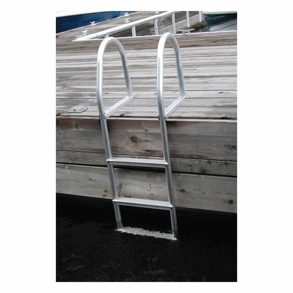 DOCK EDGE Dock Ladders, Fixed, ECO Weld Free, Aluminum