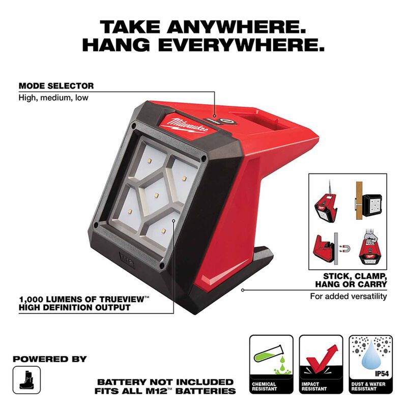 MILWAUKEE M12™ Compact Flood Light | West Marine