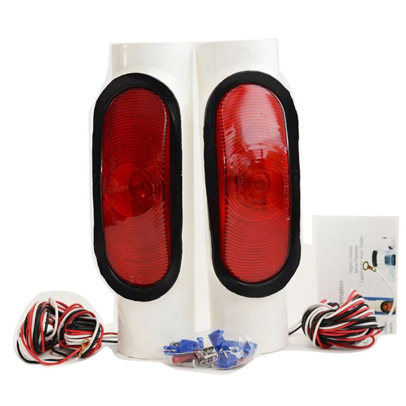 PIPE-LIGHT Raised Incandescent Light Kit for Trailer | West Marine