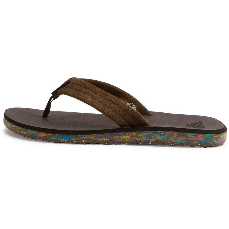 QUIKSILVER Men's Carver Suede Recycled Sandals | West Marine