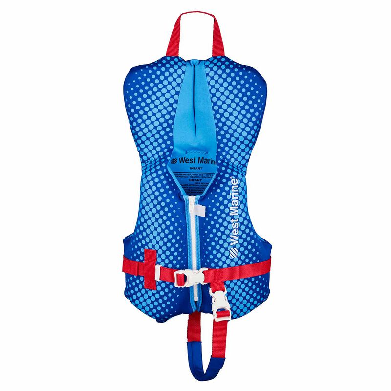 WEST MARINE Neoprene Flex Back Rapid-Dry Vest Type II PFD, Infant ...