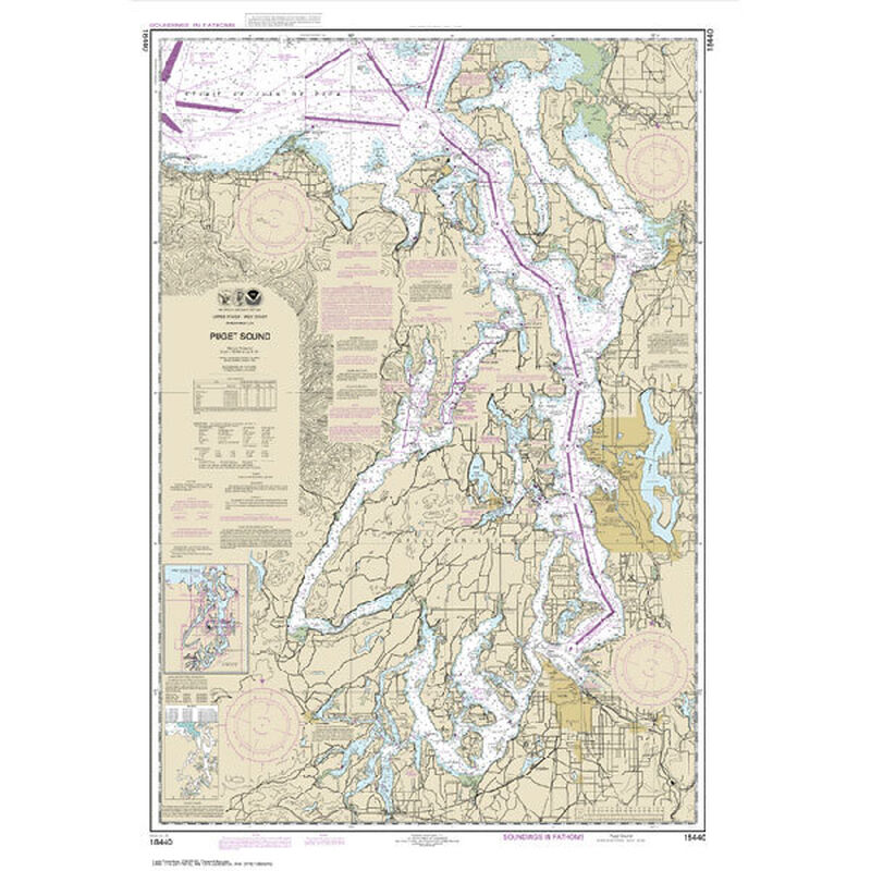 Puget Sound Marine Map