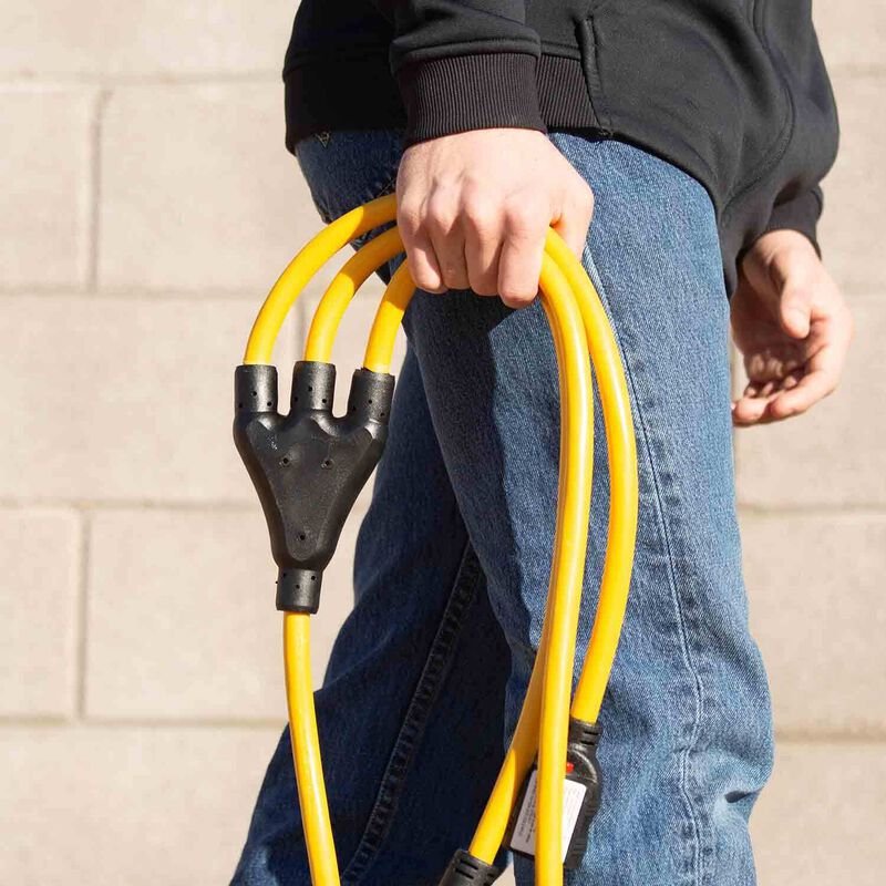 FIRMAN POWER EQUIPMENT 3' Heavy Duty TT-30P to (3) 5-20R Short Power ...