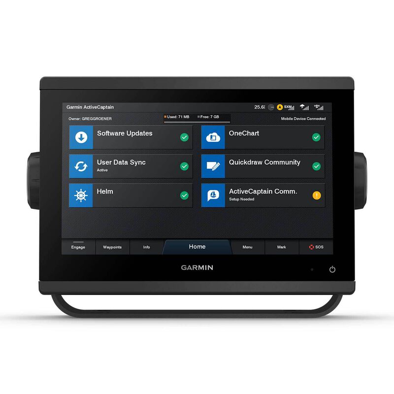 GARMIN GPSMAP 923xsv Multifunction Display with SideVu, ClearVu and ...