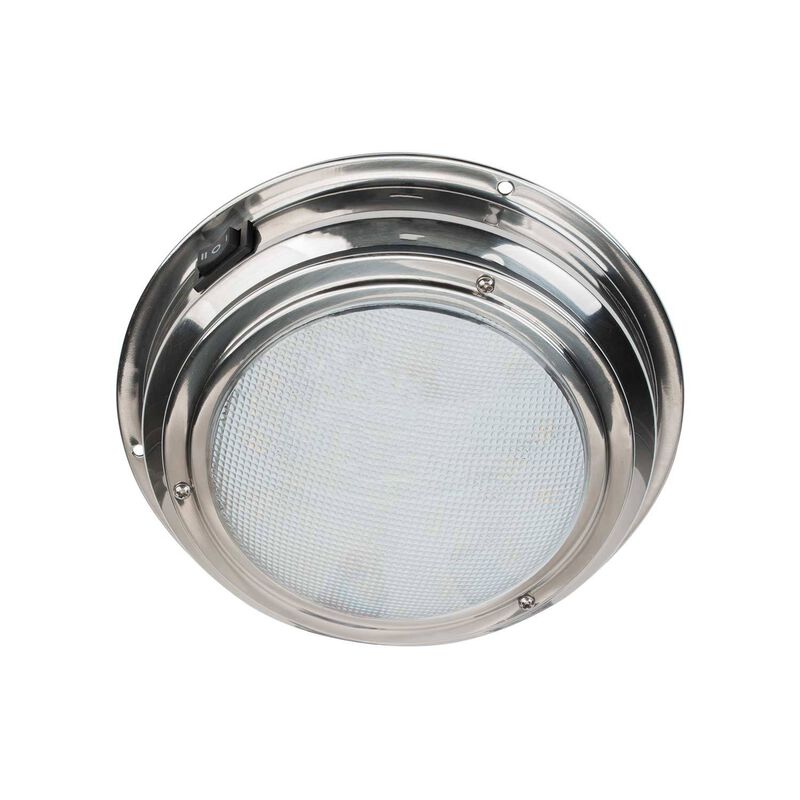 WEST MARINE LED Interior Dome Light, 6 7/8", Stainless Steel ...