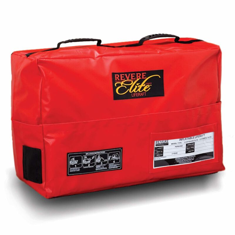 REVERE SURVIVAL Coastal Elite 8-Person Life Raft Valise | West Marine