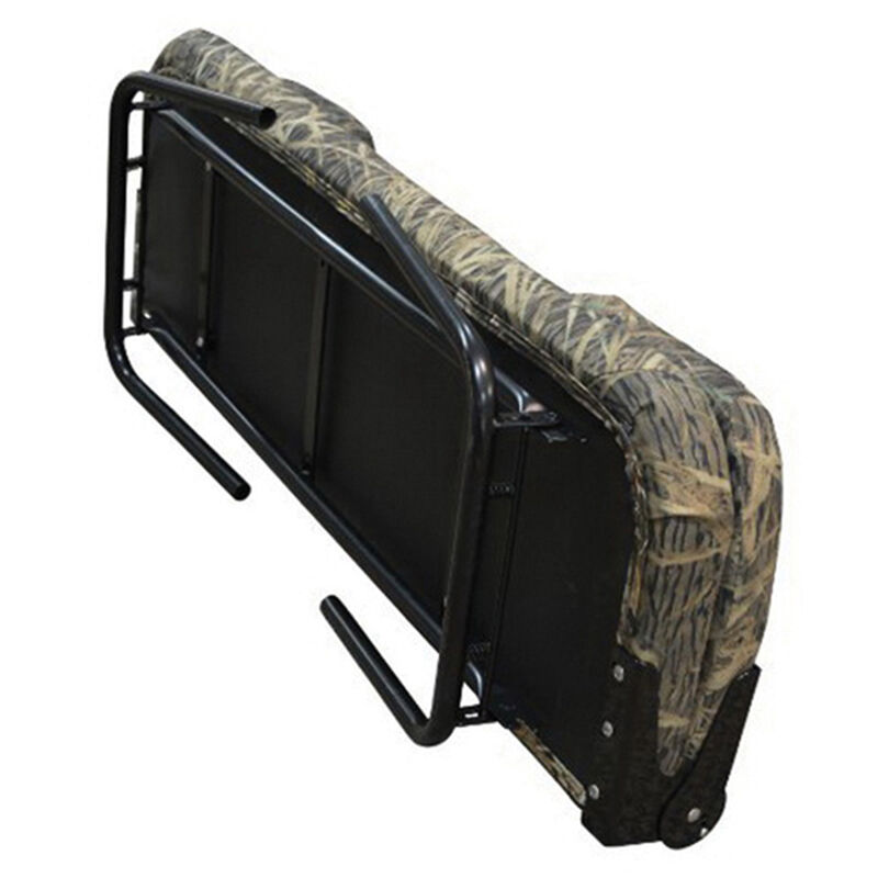 WISE SEATING 49" Commander II Camouflage Bench Fold Down Seat, Vinyl ...