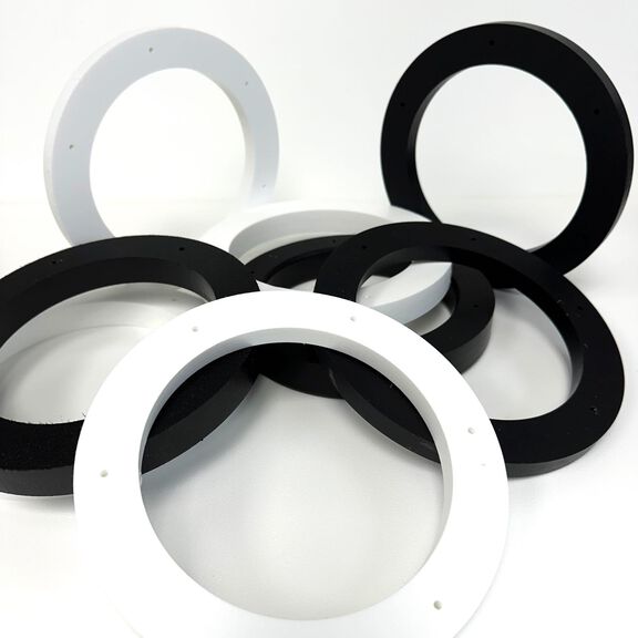 TRIMMED OUT Speaker Spacer Rings for JL Audio 6.5" M3/M6/M/MX 650 ...