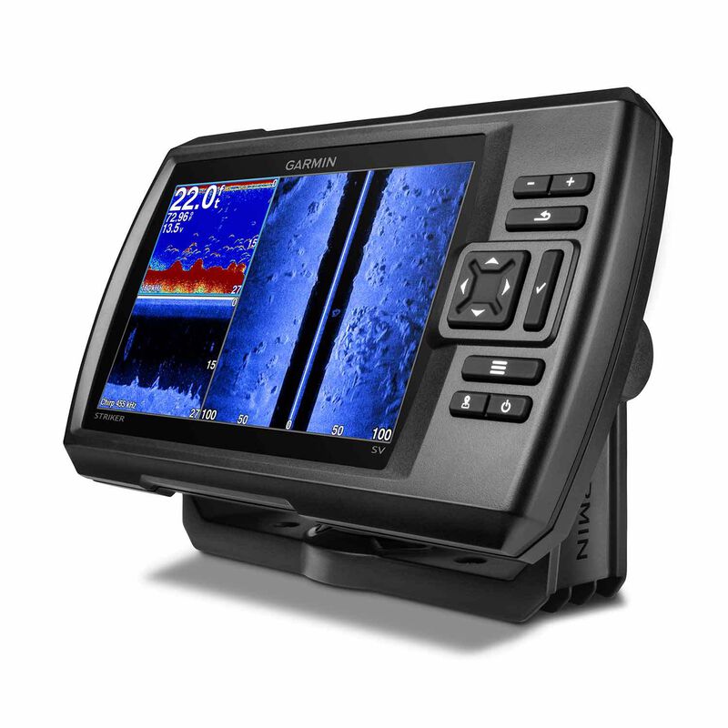 GARMIN Striker™ 7sv 7-inch CHIRP Fishfinder with GPS, ClearVü/SideVü ...