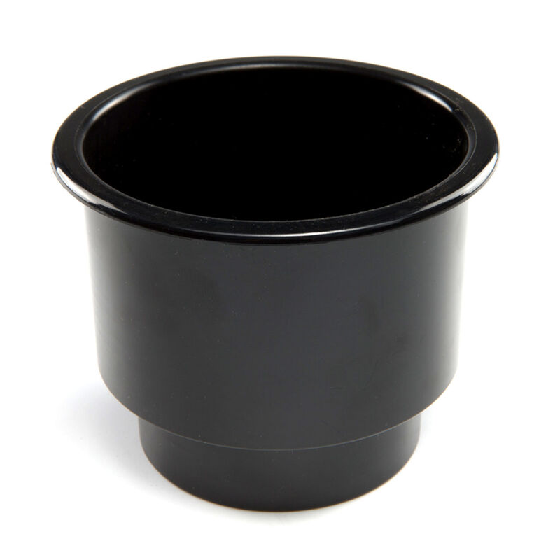 BECKSON MARINE Large Black Nylon Flush Cup Holder, 4 3/8" Flange | West ...