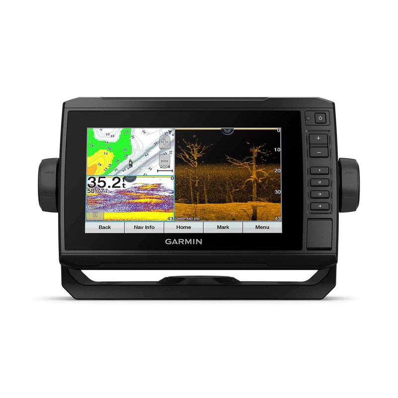 GARMIN ECHOMAP™ UHD 73cv Chartplotter/Fishfinder Combo with GT24 ...
