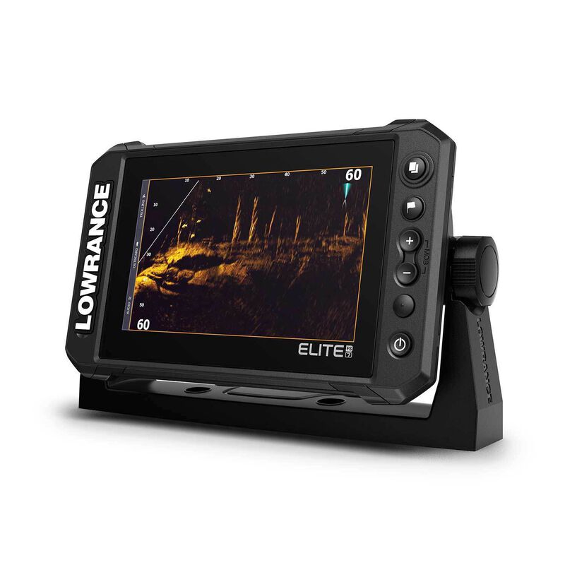 LOWRANCE Elite FS 7 Fishfinder/Chartplotter Combo with HDI Transducer ...