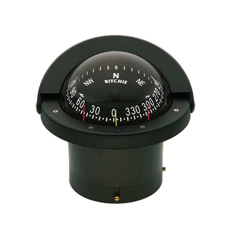 Flush-Mount Navigator Compass, 4-1/2" CombiDamp Dial with Large ...