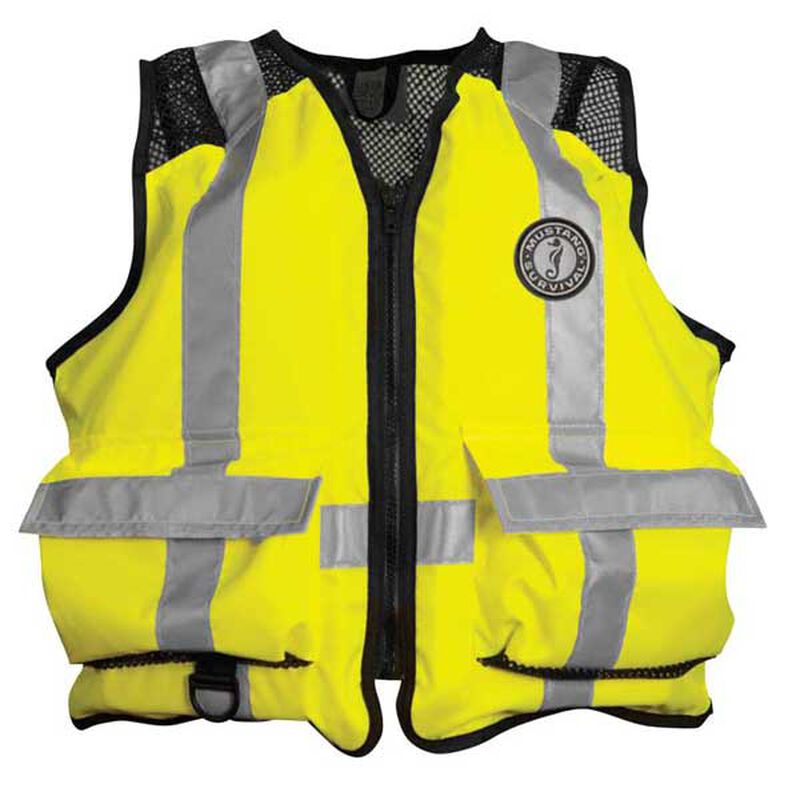 MUSTANG SURVIVAL ANSI-Approved Industrial Mesh Life Jackets | West Marine
