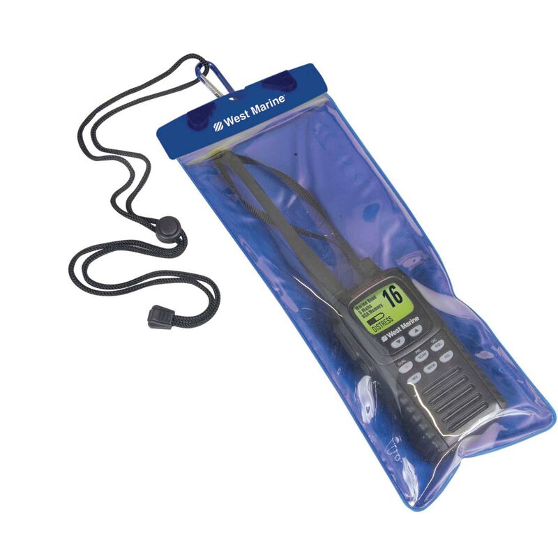 WEST MARINE Dry Pak for Medium VHF, 5"W x 12"L, 9" Max. Circumference ...
