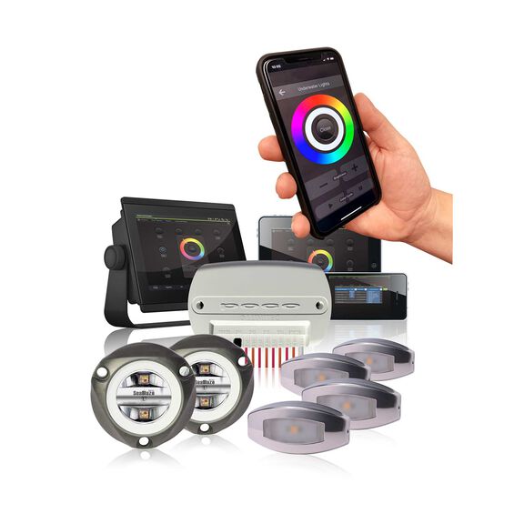 Lumitec Lighting Kit with SeaBlaze Mini & Poco Control
