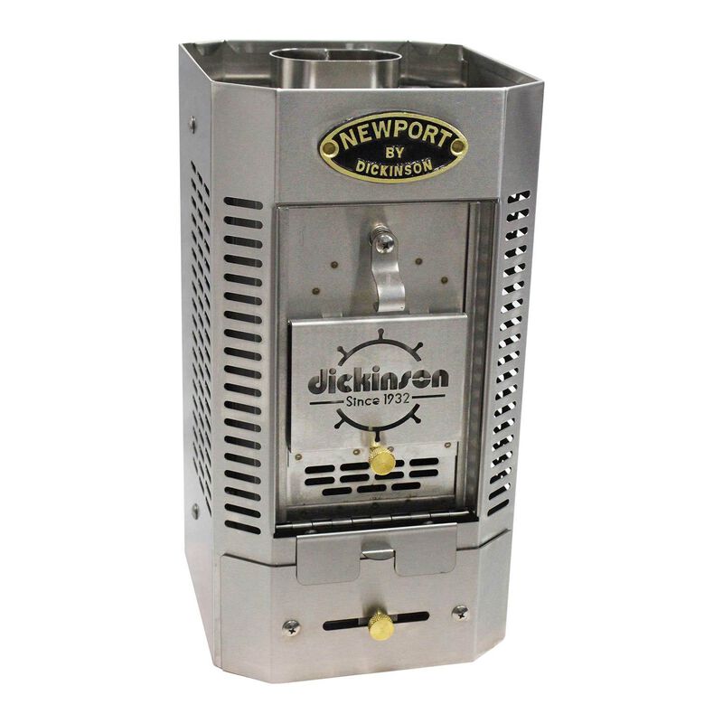 DICKINSON Stainless Solid Fuel Heater | West Marine