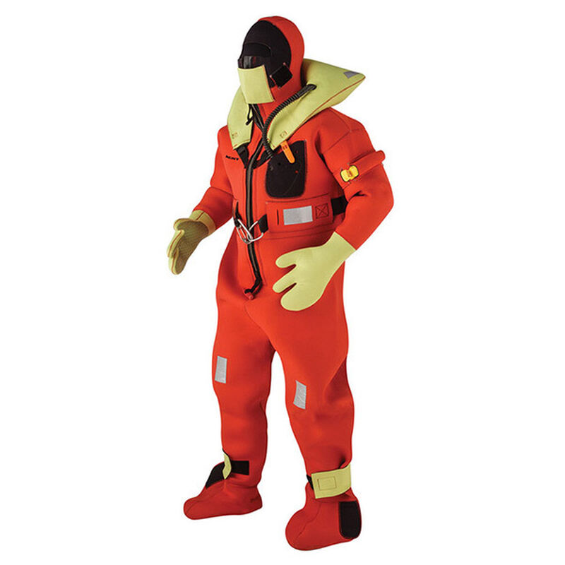 USCG/SOLAS-Approved Immersion Suit with Stainless Steel Lifting Harness ...