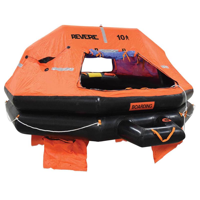 REVERE SURVIVAL USCG/SOLAS, 10-Person Life Raft, A Pack | West Marine