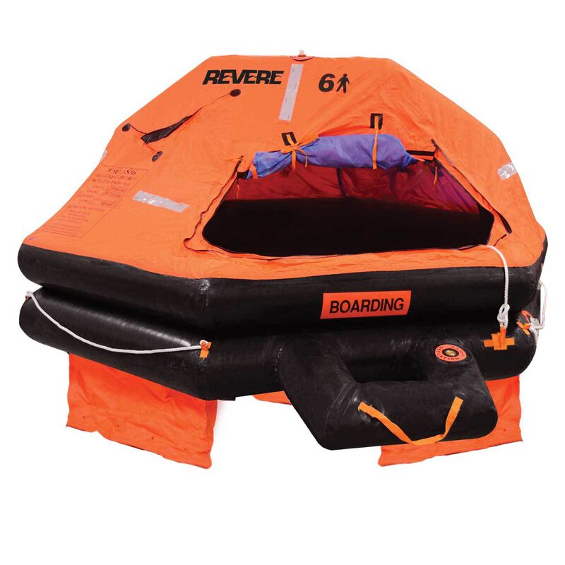 REVERE SURVIVAL USCG/SOLAS, 6-Person Life Raft, B Pack | West Marine