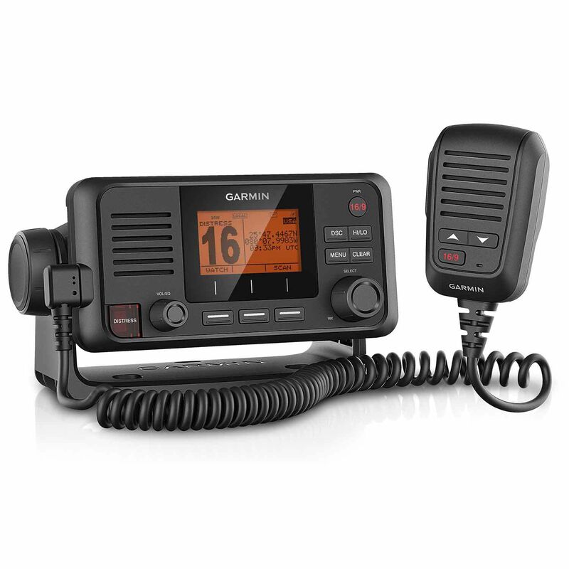 GARMIN VHF 115 Fixed-Mount Radio with Plug and Play via NMEA 2000 ...
